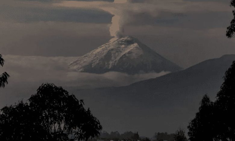 El Cotopaxi emite columna de gases y vapor de 500 metros - Si se puede ...